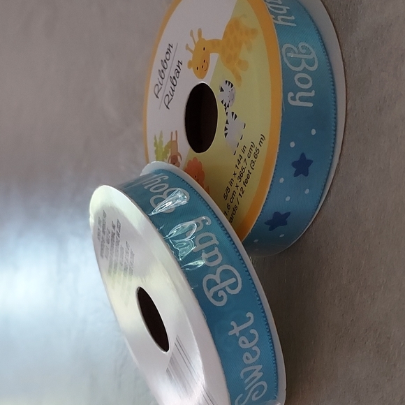 Party Supplies | Nwt 8 Lot Of Baby Boy Satin Ribbons | Poshmark